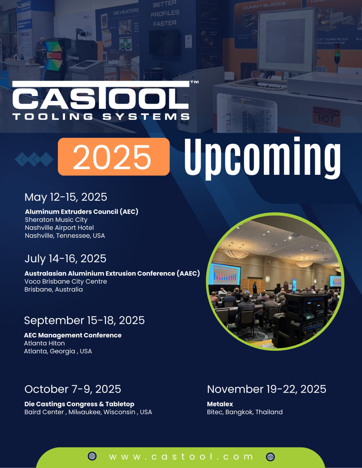 2025 Events - Castool Tooling Systems